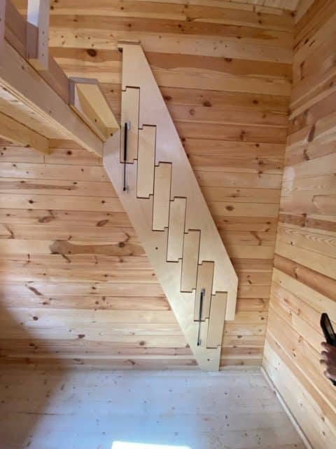 Stair-Wall™ – Fold Flat Wall Ladder - Sawmill Structures™
